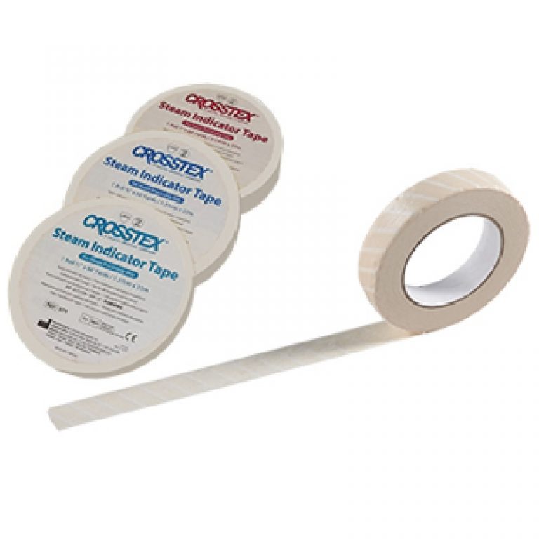 Crosstex Steam Process Indicator Tape 3/4″ x 60yd – Lewis River Dental ...