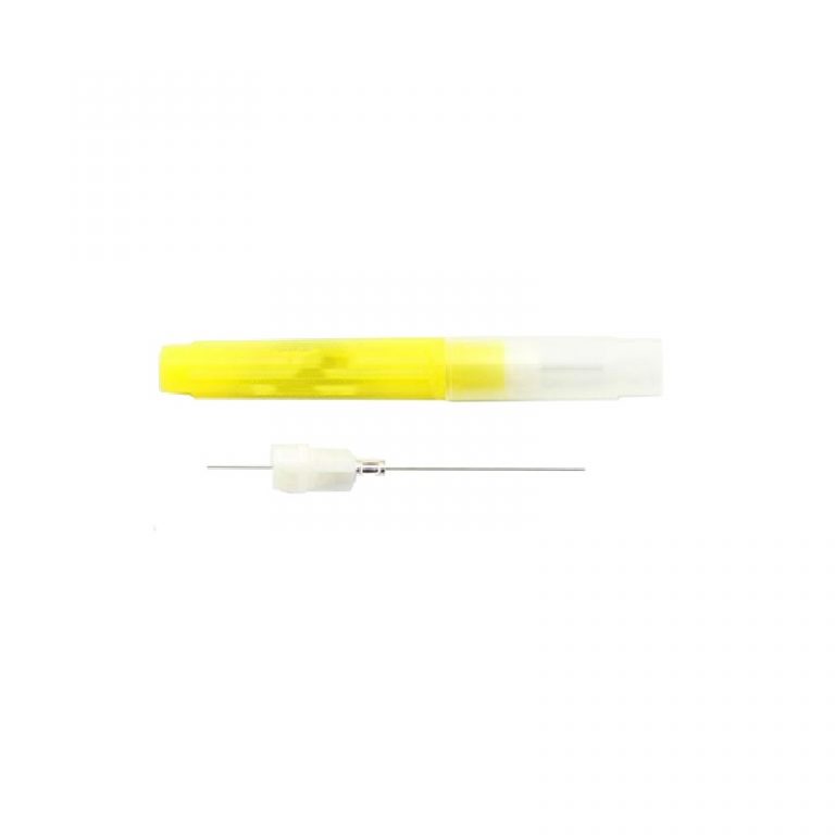 Monoject Plastic Hub Dental Needle Yellow 27G Long 100pk – Lewis River ...